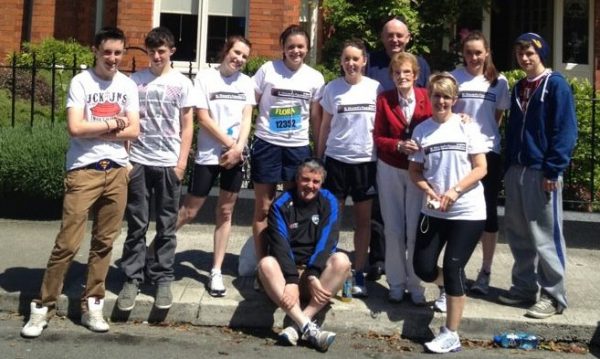 Marathon fundraising by Phelan Family - St. Vincent's Foundation
